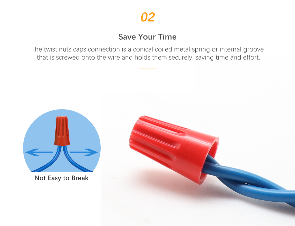 Screw On Wire Connectors 15pcs/package - PrimeCables®