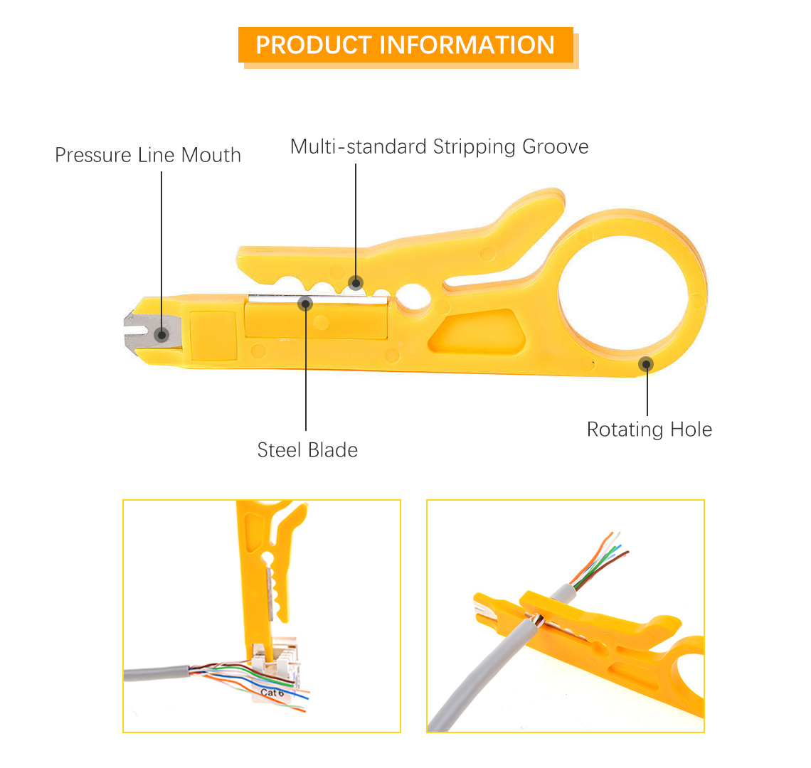 Easy Stripper for UTP / STP Telecom Wire - PrimeCables®