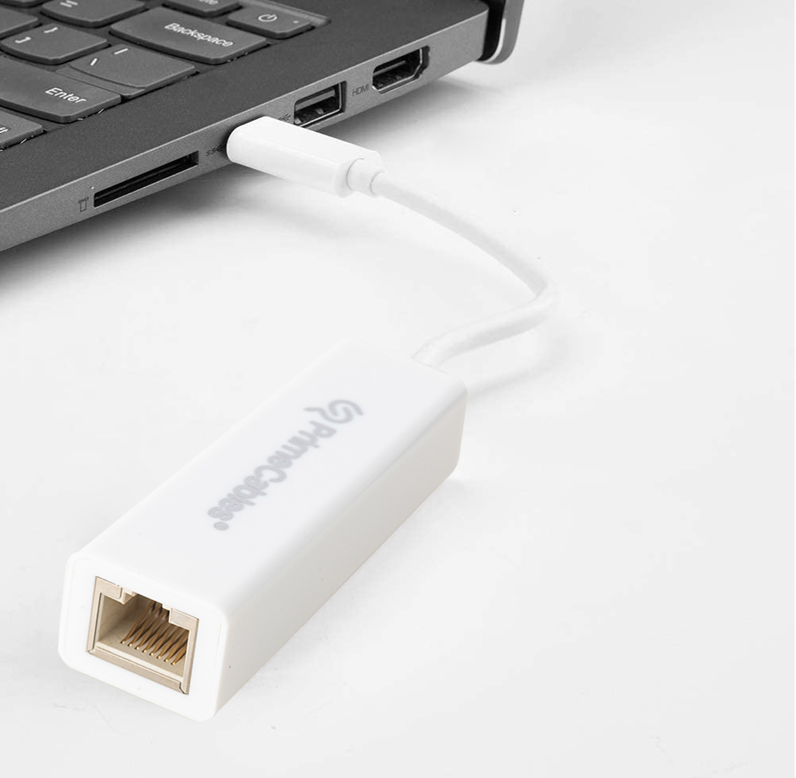 USB Type C (USB-C) to RJ45 Gigabit Ethernet LAN Network Adapter