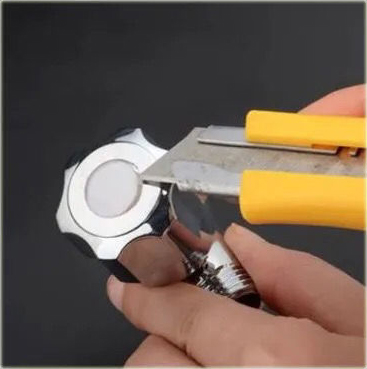 Solid Brass Body and Stem with 24 Teeth on Spline Two Handles Ceramic ...