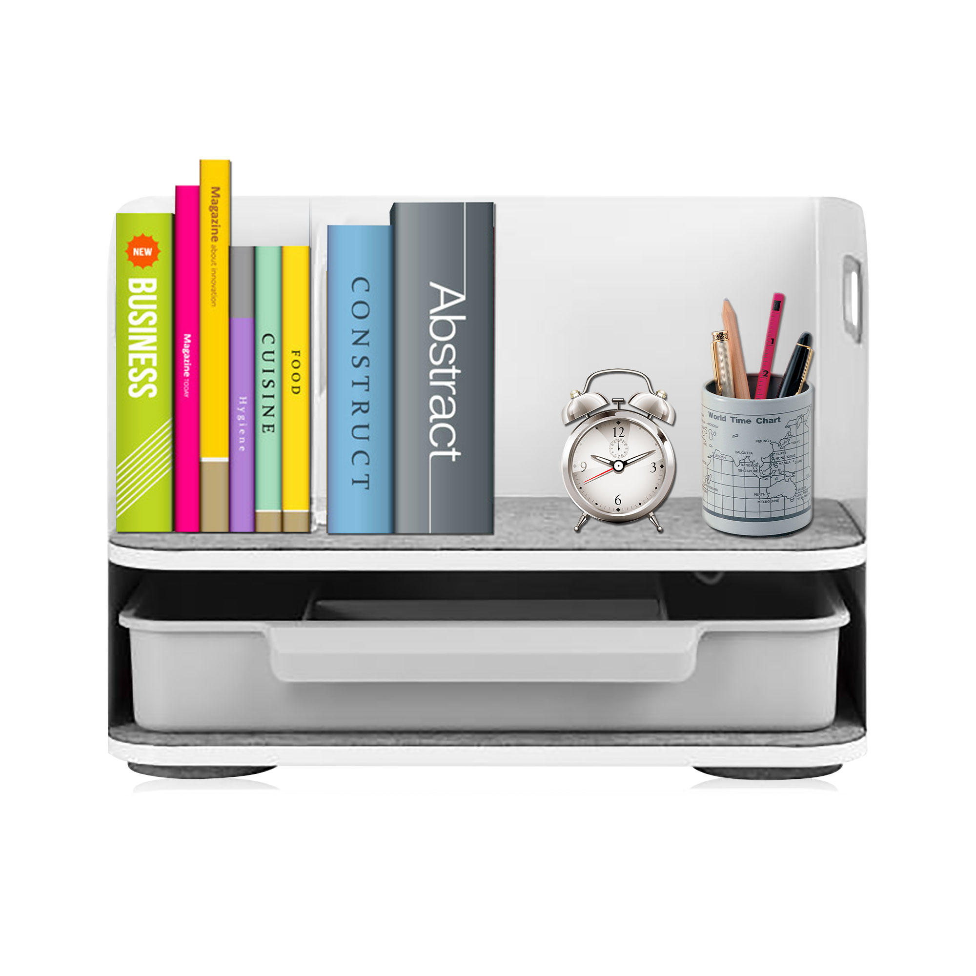 Ergo Standing Desk (Included Table Top) All-in-One Sit-Stand Height ...