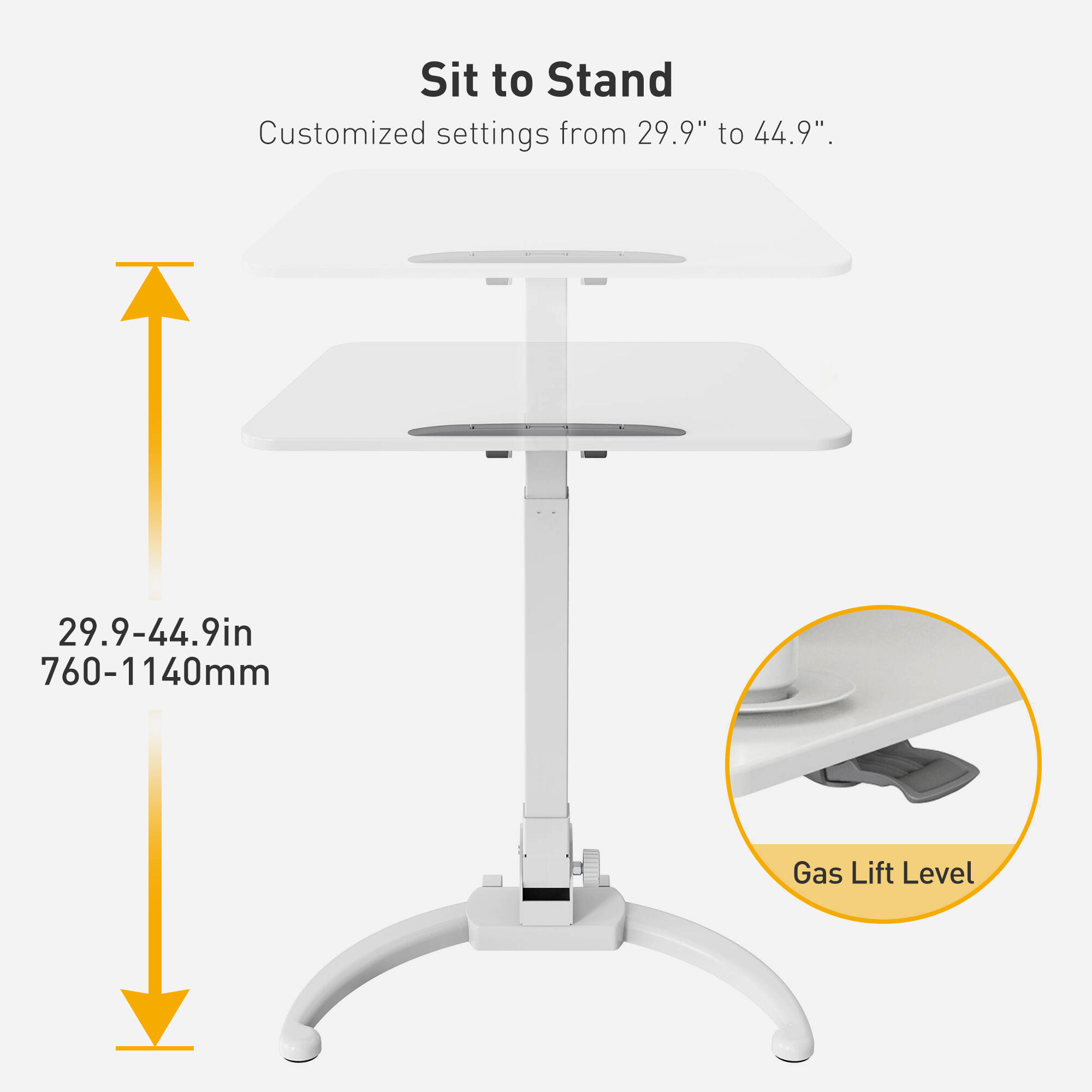 Fully Foldable Mobile Laptop Stand Height Adjustable Computer ...