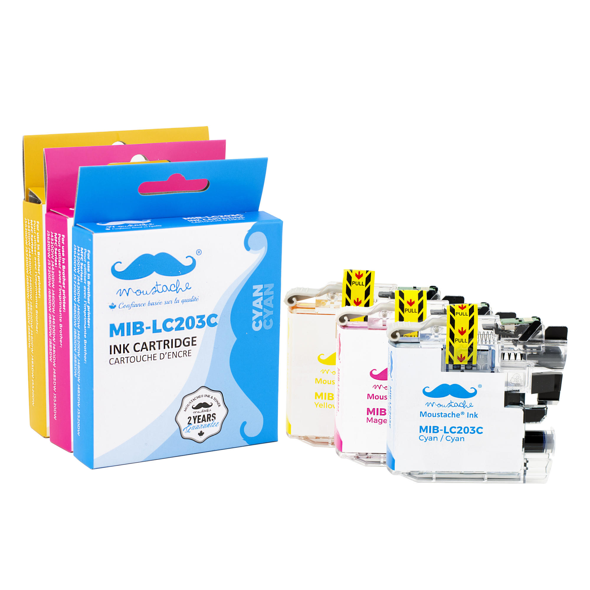 Brother LC203 Compatible Ink Cartridge Combo High Yield BK/C/M/Y ...