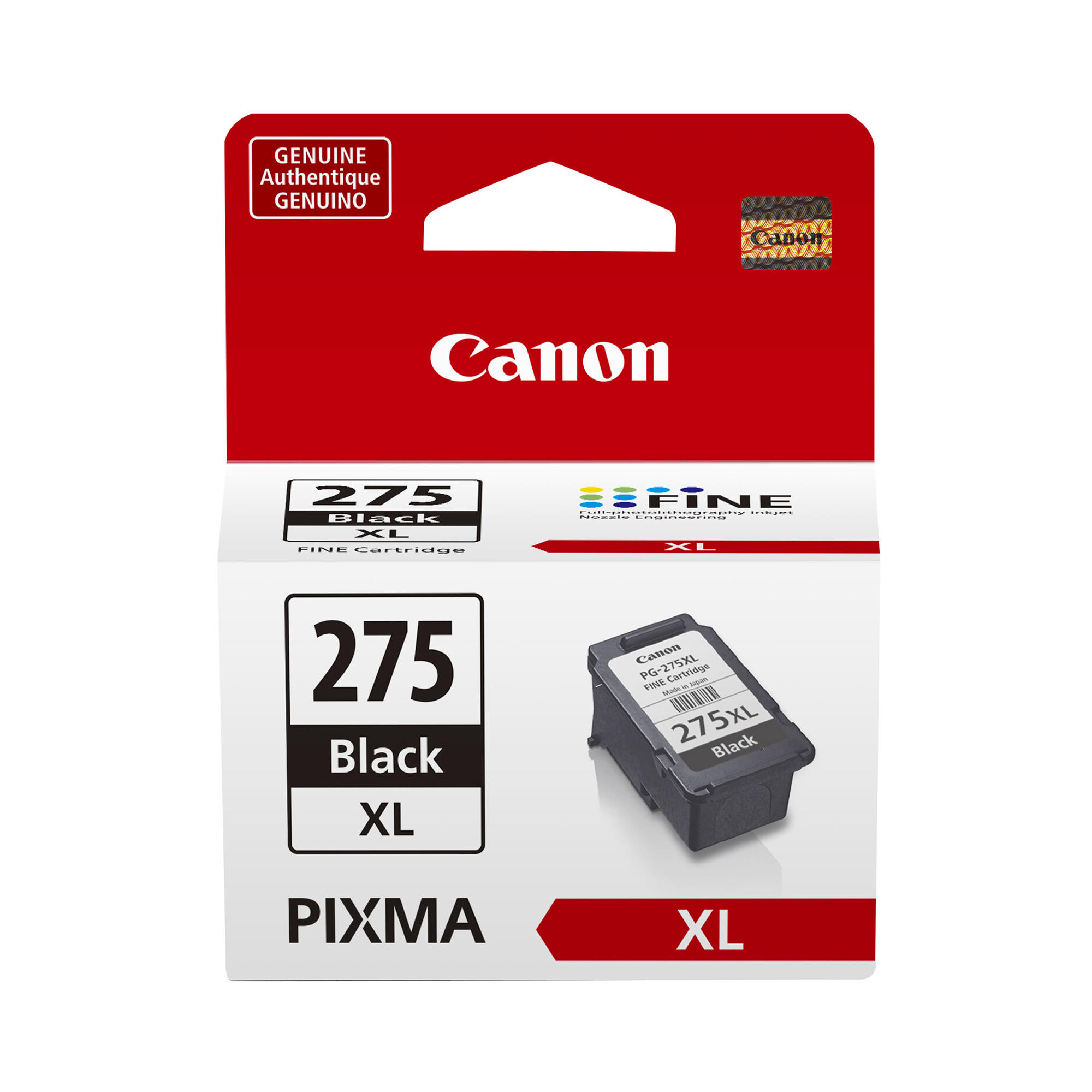 Canon PG-275XL CL-276XL Remanufactured Black and Color Ink Cartridge Combo High Yield - Moustache®