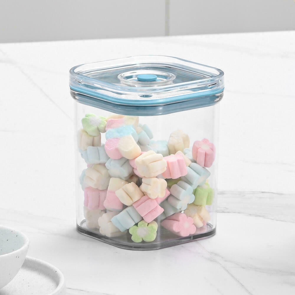 Square Vacuum Food Storage Box - 460ml, BPA-Free